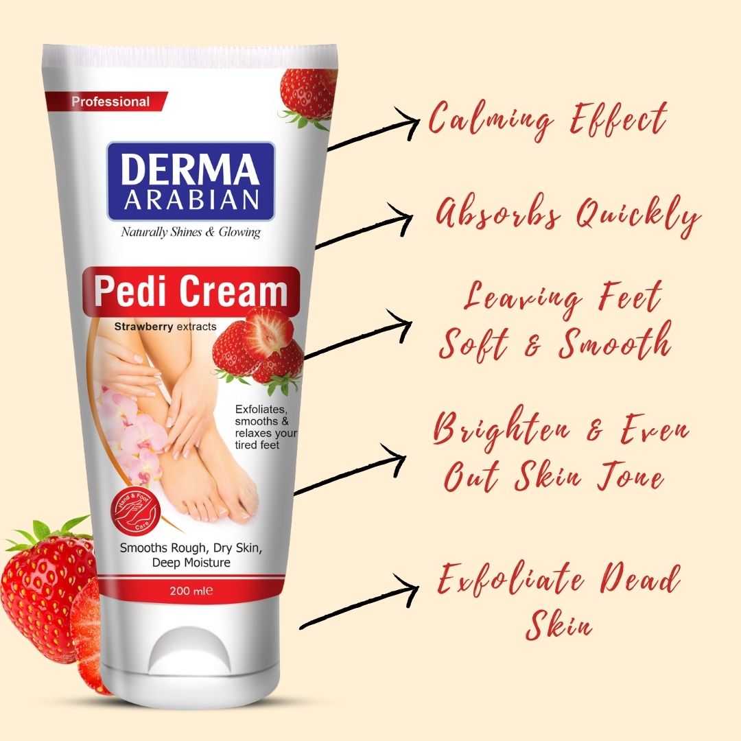Derma Arabian Whitening Smoothing Pedi Cream Tube 200ml - Unveil Smooth ...